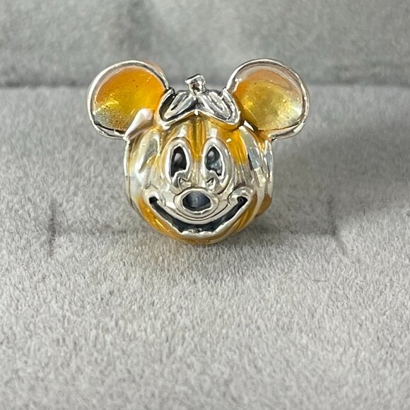Pandora | Jewelry | Pandora Disney Mickey Mouse Pumpkin Charm | Poshmark